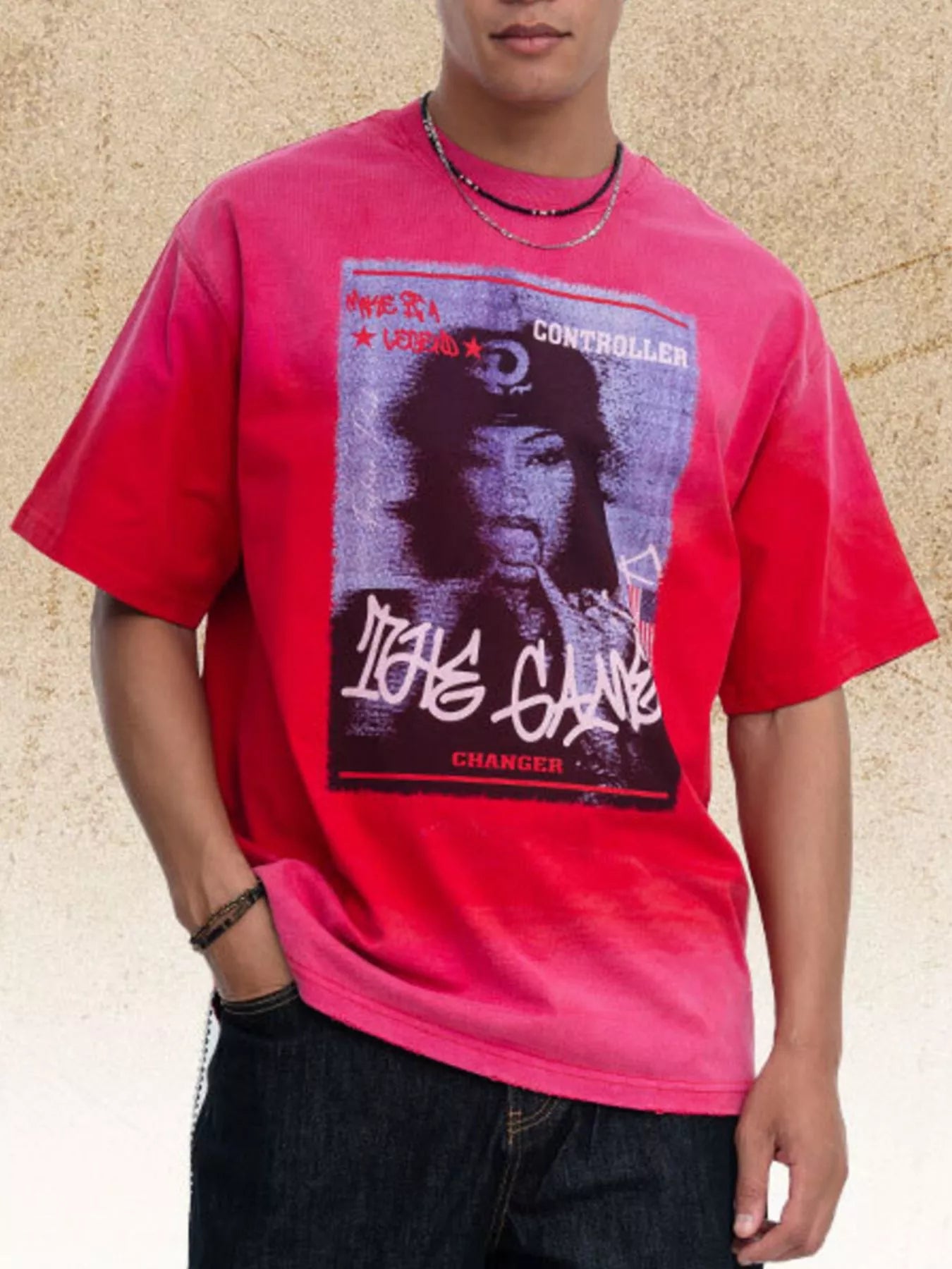 Men's Graphic Round Neck T-Shirt – VYNTRO